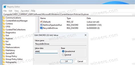 How To Enable The Recycle Bin On Removable Drives