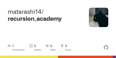 Github Matarashi14recursionacademy