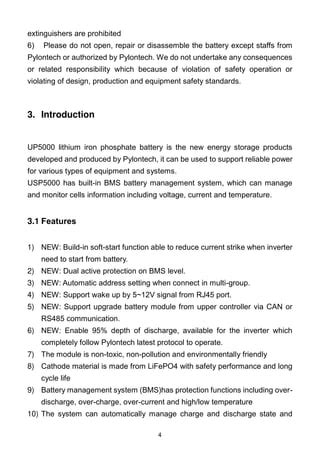 Manual Bateria De Litio Pylontech Up5000 Pdf