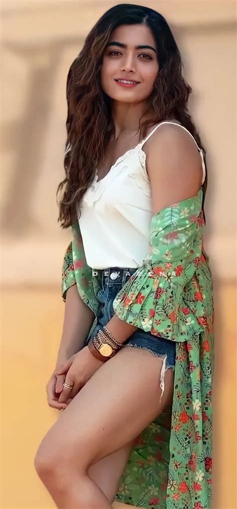 25 Hot Photos Of Rashmika Mandanna Flaunting Her Sexy Legs In Shorts