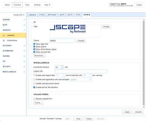 Customizing The Web Interface