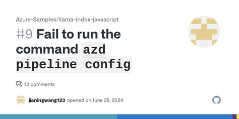 Fail To Run The Command Azd Pipeline Config Issue 9 Azure