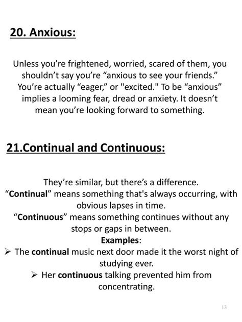 ppt on common errors committed by english learners powerpoint slides