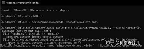 【mindspore】window10 上mindsporecpu用lenet网络训练mnist 知乎