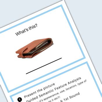 Everyday Object Naming Printable Task Cards With Cueing Hierarchy