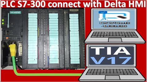 Delta Hmi Dopsoft Runtime Simulation With Plc S7 300 Full Tutorial Youtube