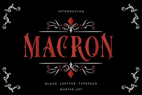Macron Font Dfonts