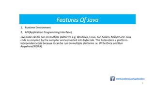 Features Of Java Part 3 PPT