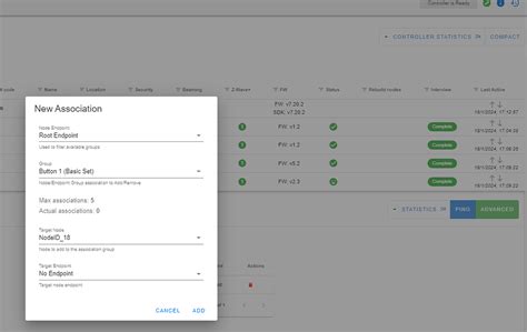 Direct Association Issue With Aeon Labs Wallmote Quad Zw130 On Z Wave