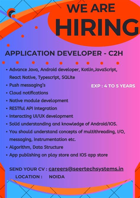 Seertech Systems On Linkedin Androiddeveloper Applicationdeveloper Reactnative Kotlindeveloper…