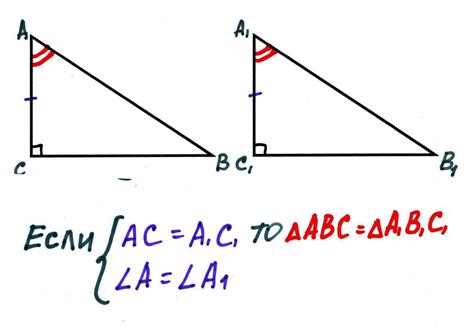 Признаки равенства прямоугольных треугольников ЕГЭ информатика бесплатные уроки Дзен