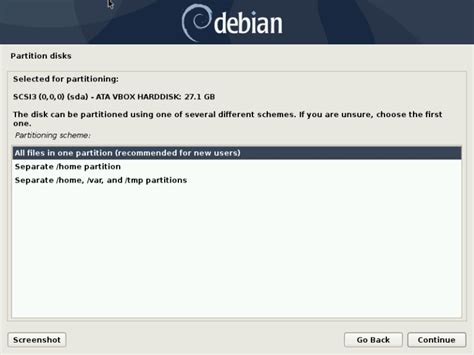how to install debian 10 on virtualbox the linux user