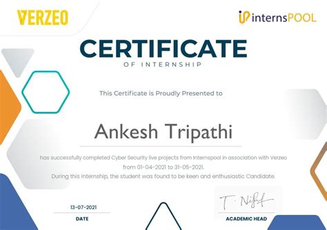 Ankesh Tripathi On Linkedin Work Experience Internship Careers
