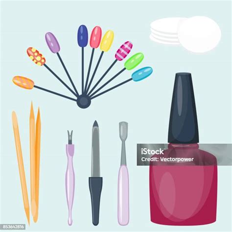 매니큐어 발과 손 케어 손가락 악기 벡터 패션 개인 화장품 장비 강철에 대한 스톡 벡터 아트 및 기타 이미지 강철 개성 개념 개인 장식품 Istock