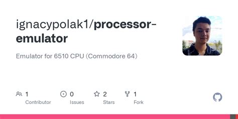 Github Ignacypolak1processor Emulator Emulator For 6510 Cpu