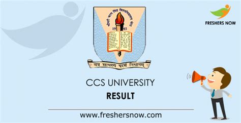Ccs University Result 2025 Out Ug Pg Sem Exam Results