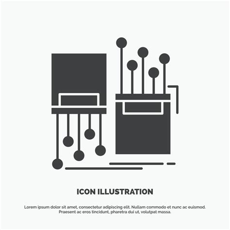 Digital Fiber Electronic Lane Cable Icon Glyph Vector Gray Symbol For Ui And Ux Website Or