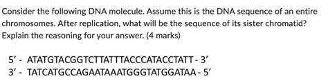 [answered] Consider The Following Dna Molecule Assume This Is The Dna Kunduz