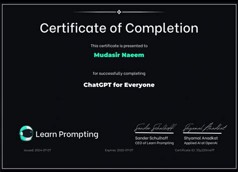 mudasir naeem on linkedin openai chatgpt learning learnprompting