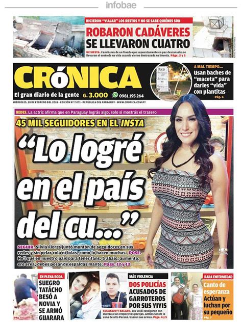 crónica paraguay 28 de febrero de 2018 infobae