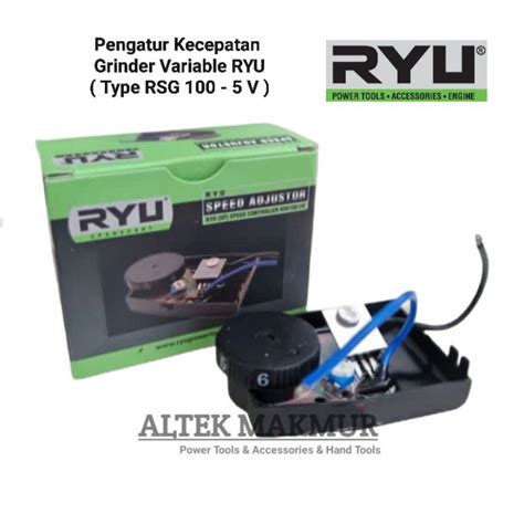 Jual Variable Speed Control Dimmer Pengatur Kecepatan Gerinda Ryu Rsg100 5 V Ryu Rsg 100 5