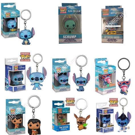 Funko Pop Keychain Disney Lilo Stitch Exclusive Model Doll Action Figure Toys Shopee Philippines