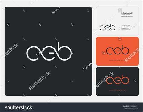 Letters Ceb C E B Logo Stock Vector Royalty Free Shutterstock