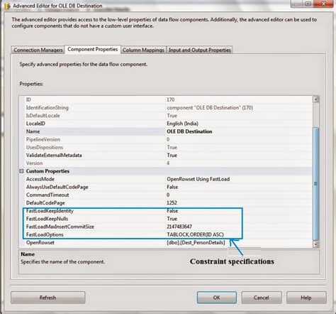 Satish Msbi World Load Data To Oledb Destination In Ssis By Using Fast