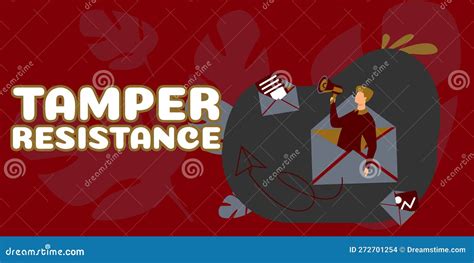 writing displaying text tamper resistance conceptual photo resilent to