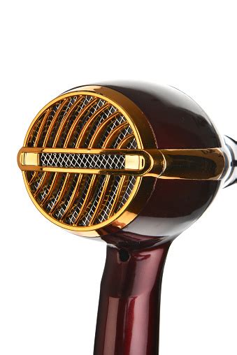 노즐이 있는 빨간 헤어 드라이어 흰색 배경에 격리되어 있습니다 0명에 대한 스톡 사진 및 기타 이미지 0명 건강한 생활방식 검은색 Istock