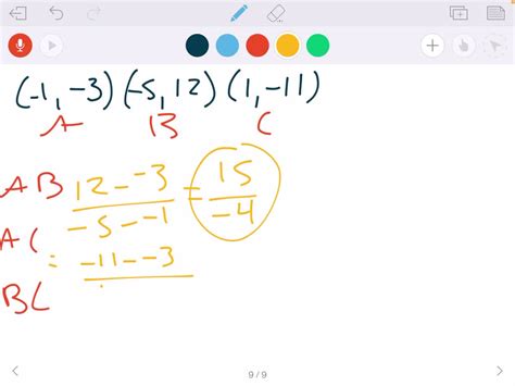 solved if three distinct points a b and c in a plane are such that