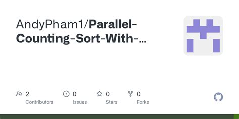 Parallel Counting Sort With CUDA Counting Sort Cu At Master AndyPham1