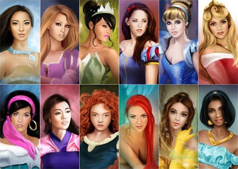 Disney Princess Fan Art Realistic