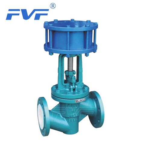 Pfa And Ptfe Lined Globe Valves Corrosion Resistant Fvf