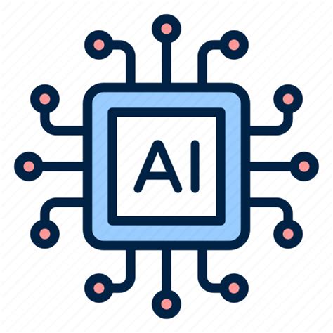Microchip Artificial Intelligence Processor Ai Icon Download On