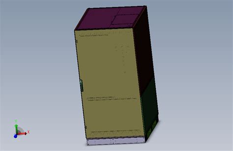 机柜 Solidworks 模型下载 懒石网
