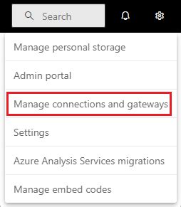 On Premises Data Gateway