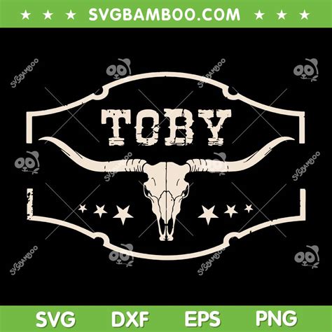 Toby Cow Skull Svg Png
