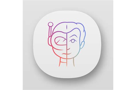 Bot Impersonator App Icon Outline Icons ~ Creative Market