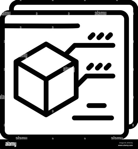 Software Icon Outline Vector Service System Monitor Code Stock Vector Image And Art Alamy