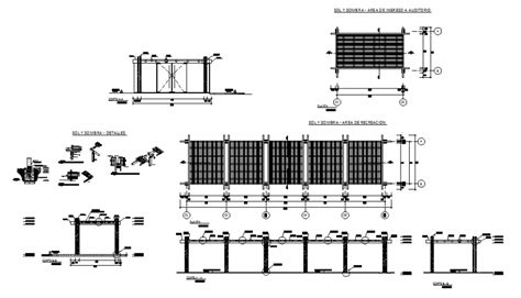 Front Boundary Wall Details Dwg File Cadbull My Xxx Hot Girl