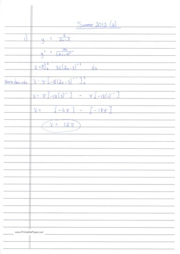 Cie A Level Maths Pure 1 P1 Worked Solutions May June 2012 2