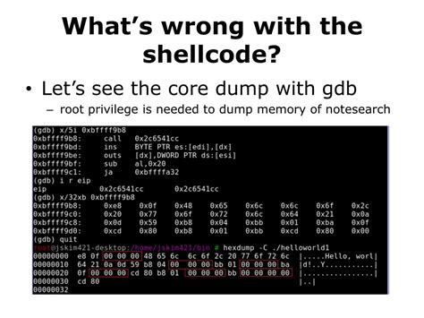Ppt Ox500 Shellcode Powerpoint Presentation Free Download Id763969