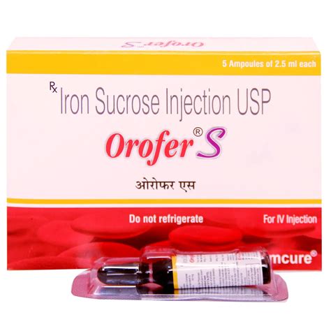 Orofer S Injection View Usage Side Effects Price And Subtitute Egmedi