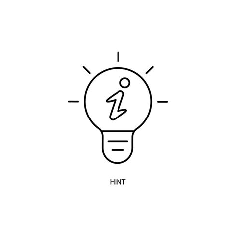 Hint Clipart Black And White