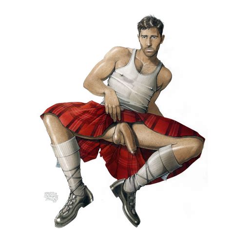 Rule 34 Bara Gay Kentartwork Kilt Kilt Lift Male Male Focus Male Only 7009388