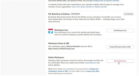 How To Delete A Slack Workspace Withwithout Password Motricialy