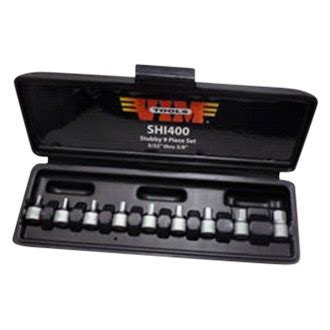 VIM Tools SHI400 1 4 Drive SAE Hex Bit Socket Set 9 Pieces TOOLSiD Com