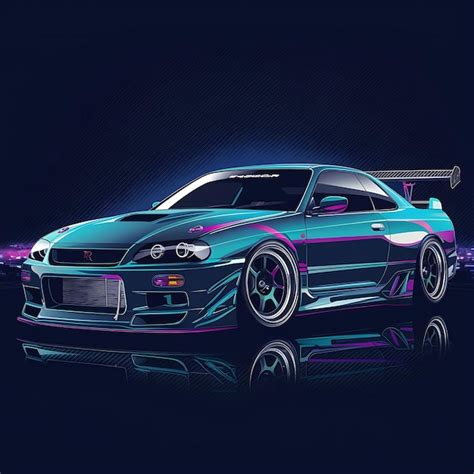 Nissan Gtr R34 Premium Ai Generated Image
