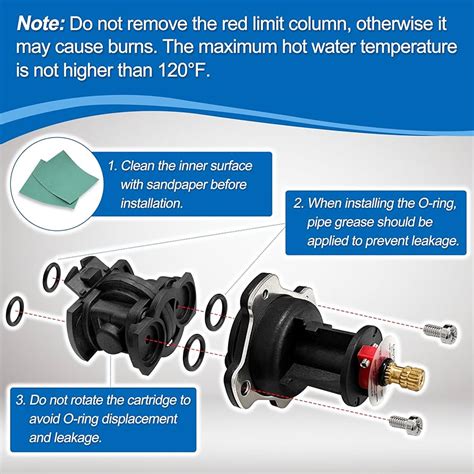 Kohler Flush Valve Kit Gp876851 Mixer Cap And Pressure Balancing